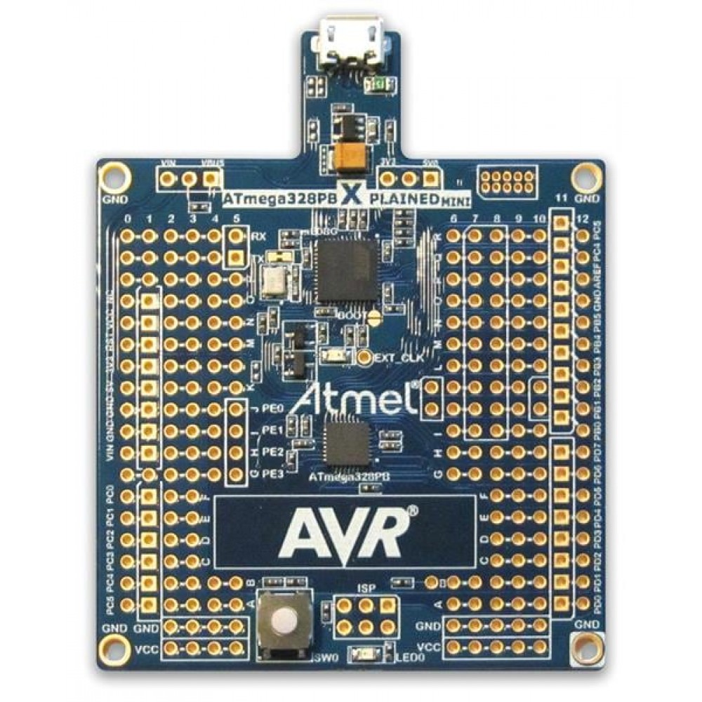 ATMEGA328PB-XMINI, Макетные платы и комплекты - AVR ATMEGA328PB Eval ...