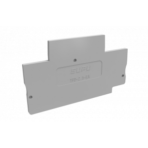 Торцевая крышка TPD2.5-2-GY-EA, Торцевая крышка для клемм TPD2.5-2-..., цвет: серый Ningbo SUPU ...
