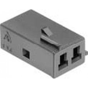 15318080, Автомобильные разъемы 2P FEMALE BLACK MP 280 SERIES 30AMPS ...