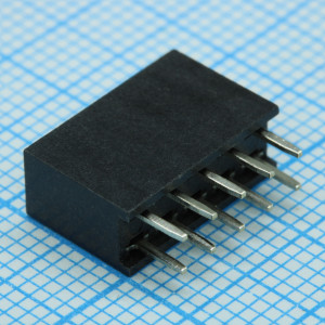 DS1023-2X5SF11, Гнездо на плату 2х5 конт., шаг 2.54мм, высота 8.5мм ...