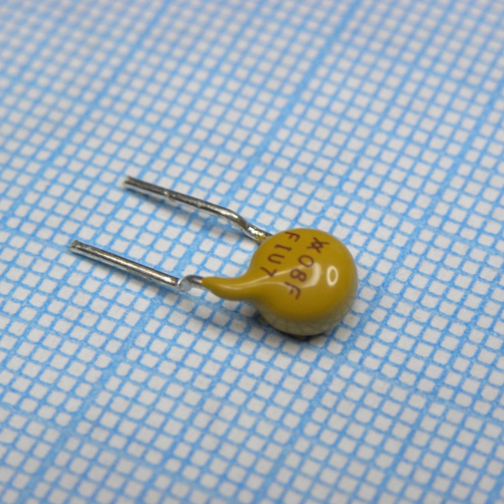 TRF250-080T, Самовосстанавливающийся предохранитель PTC 0.08A(hold) 0.16A(trip) 250VAC 60VDC 3A ...