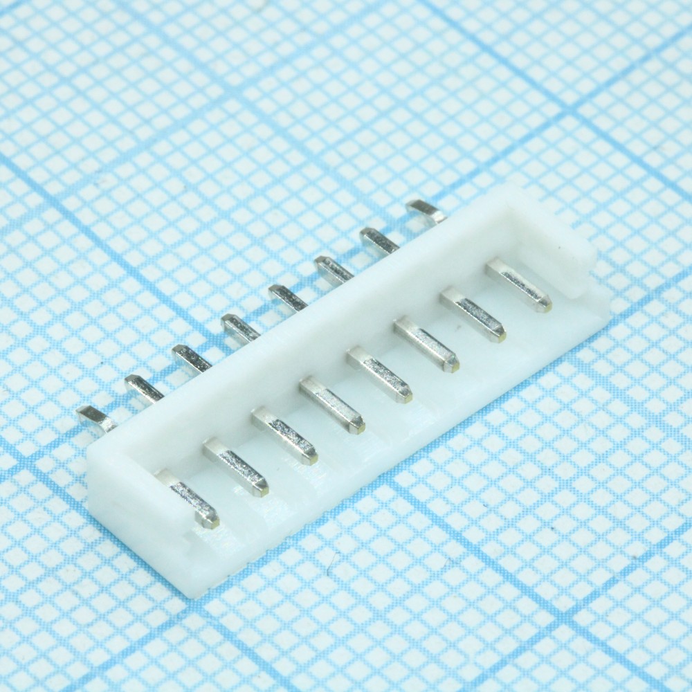 B8B-EH-A-(LF)(SN), Разъем на плату, Pin Header, ввод сверху, Wire-to ...