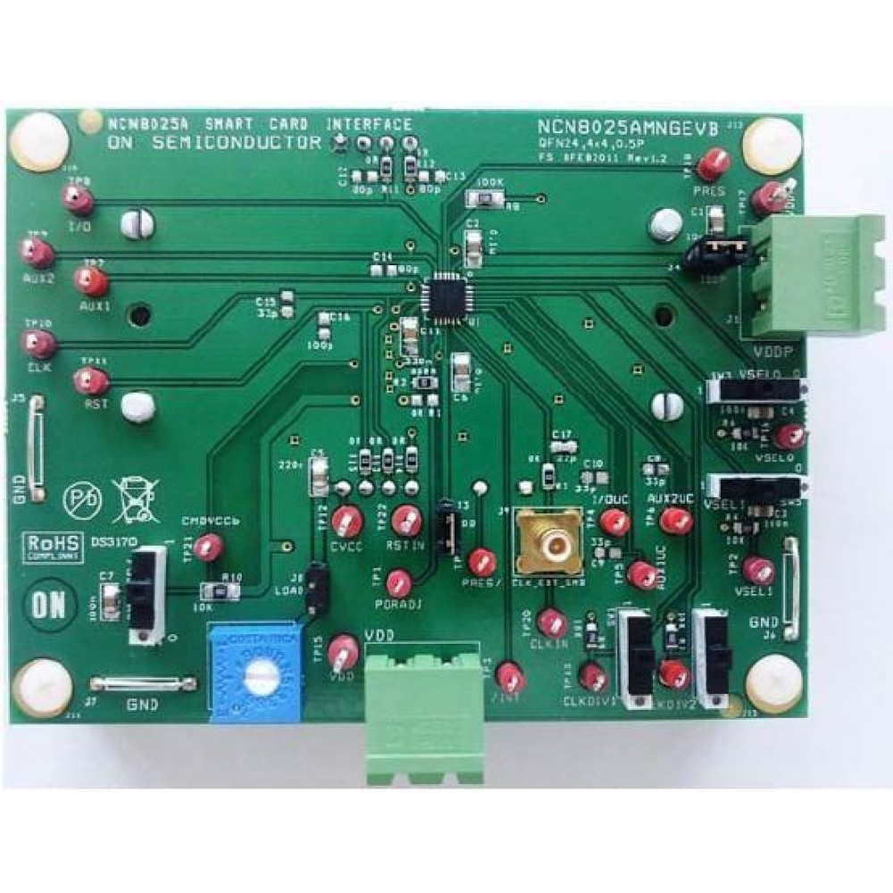 NCN8025AMNGEVB, Средства разработки интегральных схем (ИС) управления питанием NCN8025AMNTXG ON ...