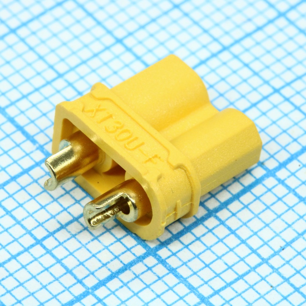 XT30U-F, Разъем питания 2 контакта розетка на кабель Changzhou AMASS ...