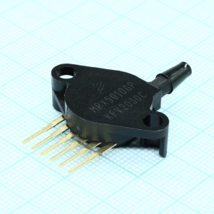 MPX5010GP, Датчик давления 0...10 кПа относит. темп. компенс. нормиров ...