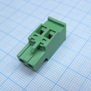 2EDGKA-5.0-02P-14-00A(H), Разъемный клеммный блок, 2 контакта. Серия 2EDGKA-5.00 Degson ...