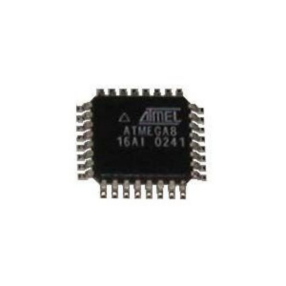 ATMEGA8-16AU, Микроконтроллер AVR 8K-Флэш-память/1K-ОЗУ/512-ППЗУ + 8x10 АЦП Microchip Technology ...