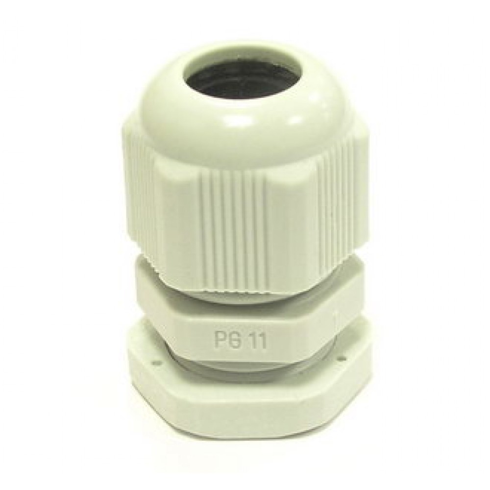 PG11 (5-10) серый, Кабельный ввод PG11 (5-10) Серый, полиамид Shanghai ...