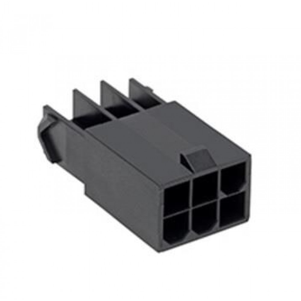 172762-0006, Проводные клеммы и зажимы Mini-Fit TPA2 DR PLG HSG V-0 ...