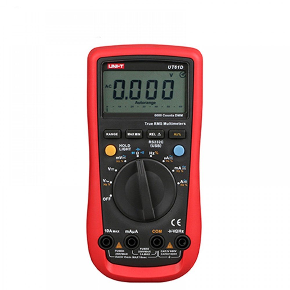 UT61D, Мультиметр цифровой с автоматическим выбором диапазона Uni-Trend ...