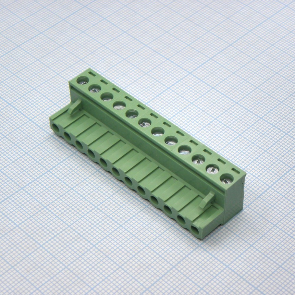 2EDGK-5.08-12P-14-00A(H), Разъемный клеммный блок, 12 контактов. Серия 2EDGK-5.08 Degson ...