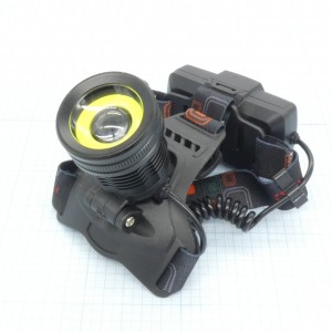 Фонарь аккум.налобный UltraFlash E1335, (акк.2х18650) 2св/д 4Вт (300Лм) 250м, фокусировка, 4 ...