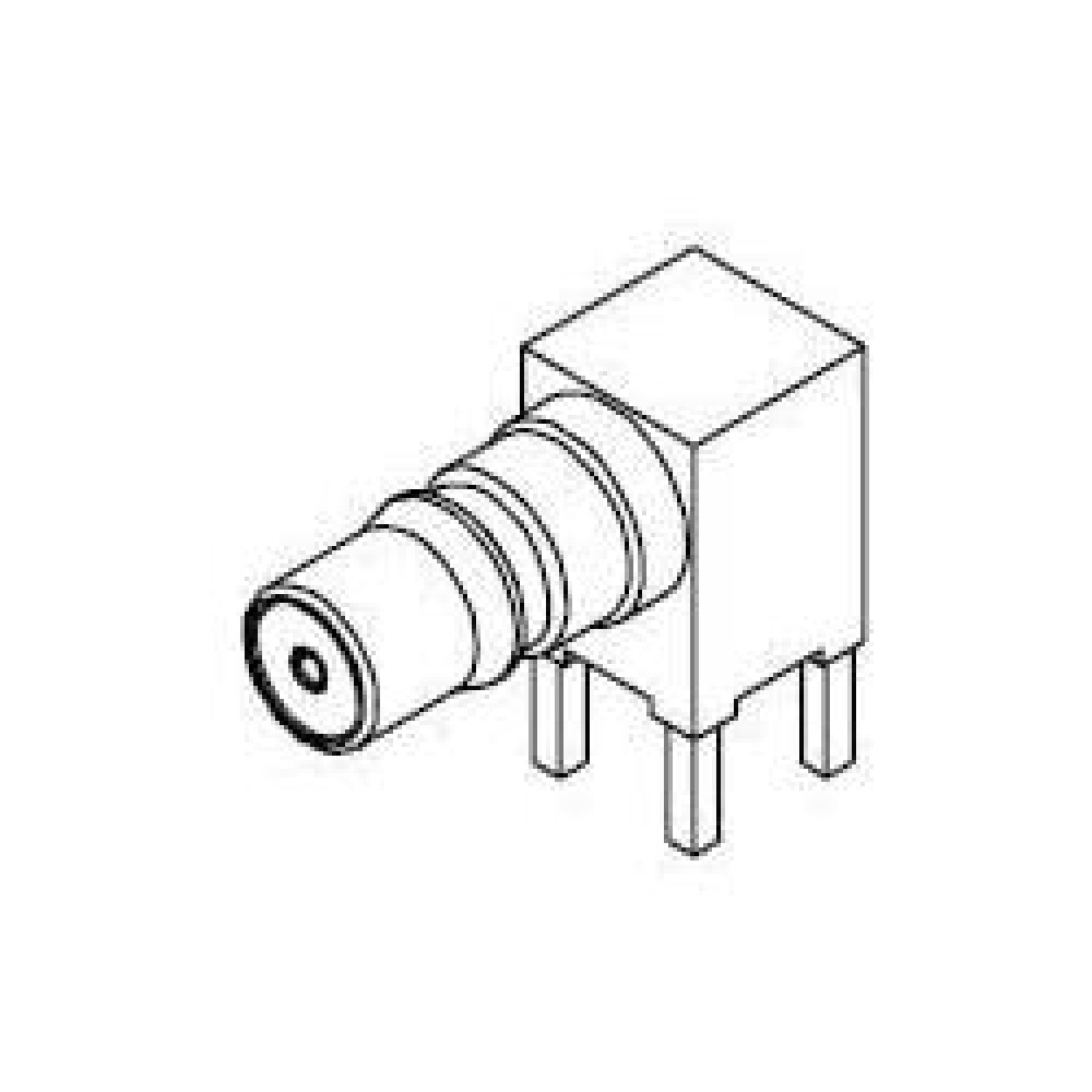 73254-0240, РЧ соединители / Коаксиальные соединители QMA JACK RA PCB ...