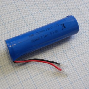 LIR18650-PCM-LD-A01754, Li, Ion аккумулятор типоразмера 18650, 3.7В, 2 ...