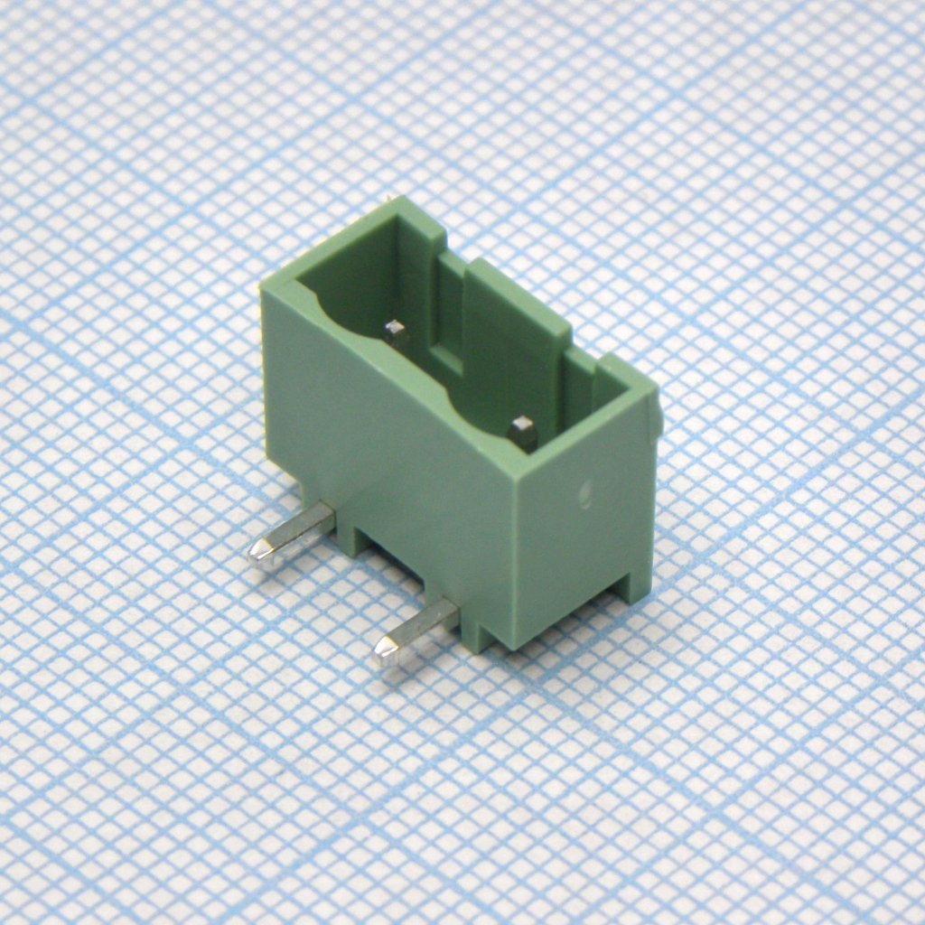 2EDGRC-7.5-02P-14-00AH, Degson Electronics Co., Ltd Разъемный клеммный блок на плату, 2 контакта ...