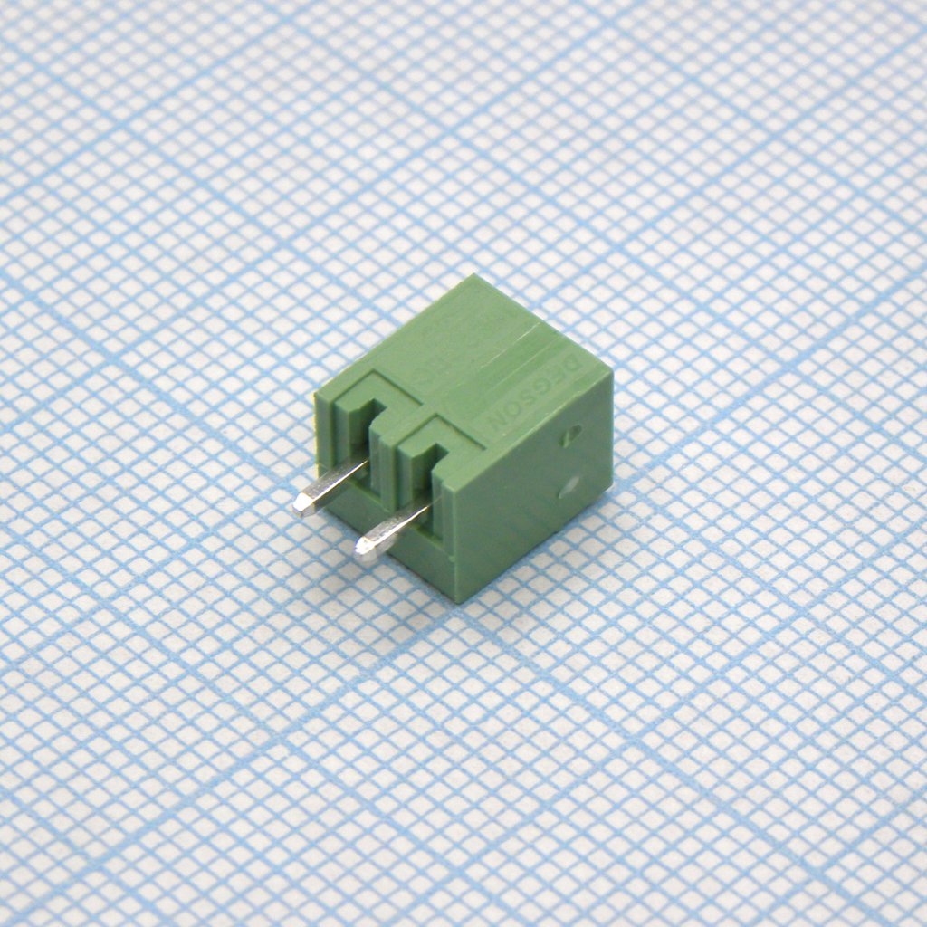 15EDGVC-3.5-02P-14-00AH, Разъемный клеммный блок на плату, 2 контакта. Серия 15EDGVC-3.5 ...